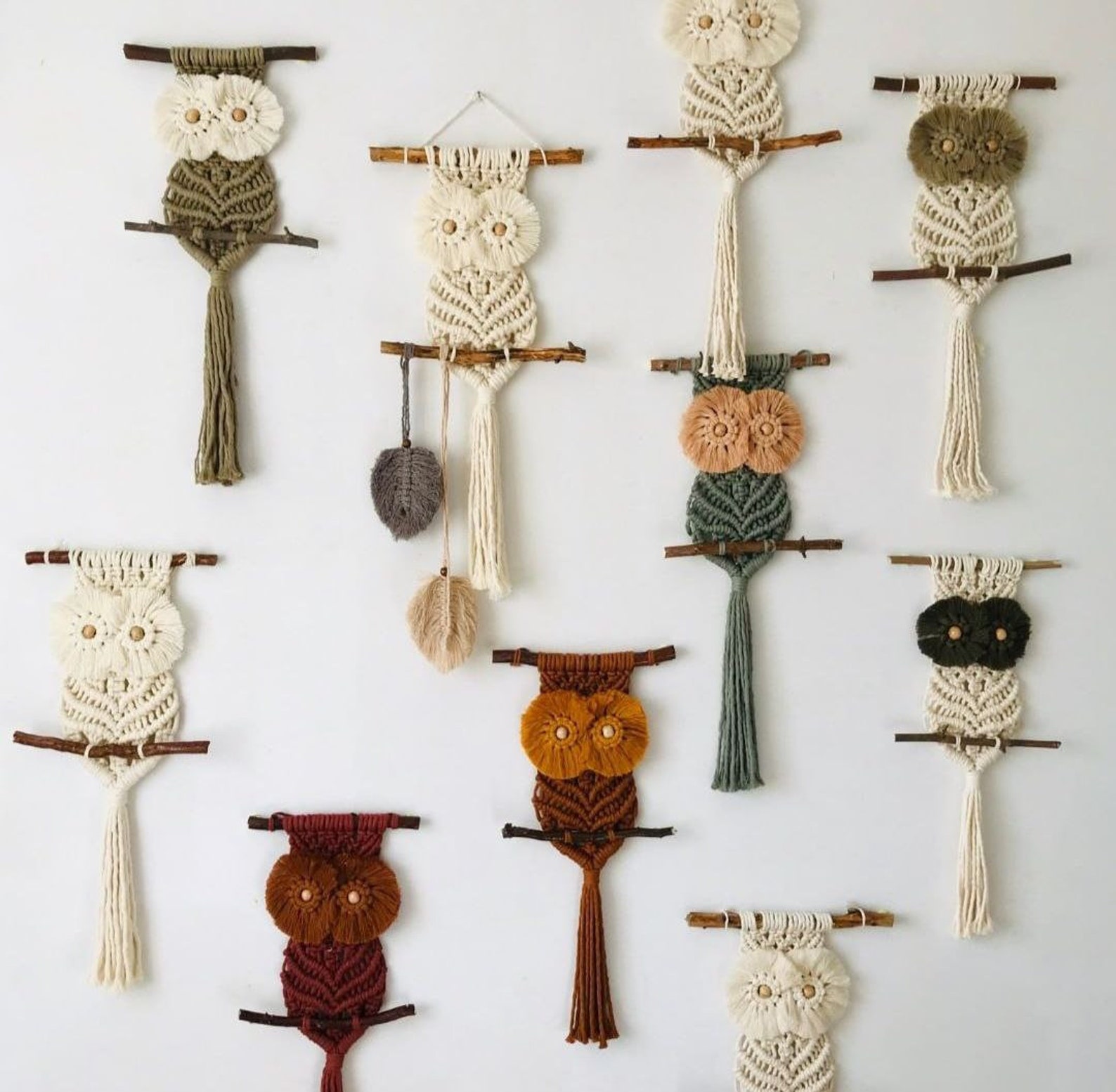 Macrame Owl Hanging Macrame Wall Hanging Owl Decor Macrame - Etsy