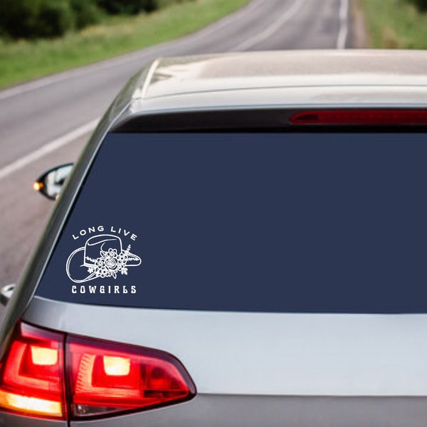 Cowgirl Decal - Etsy
