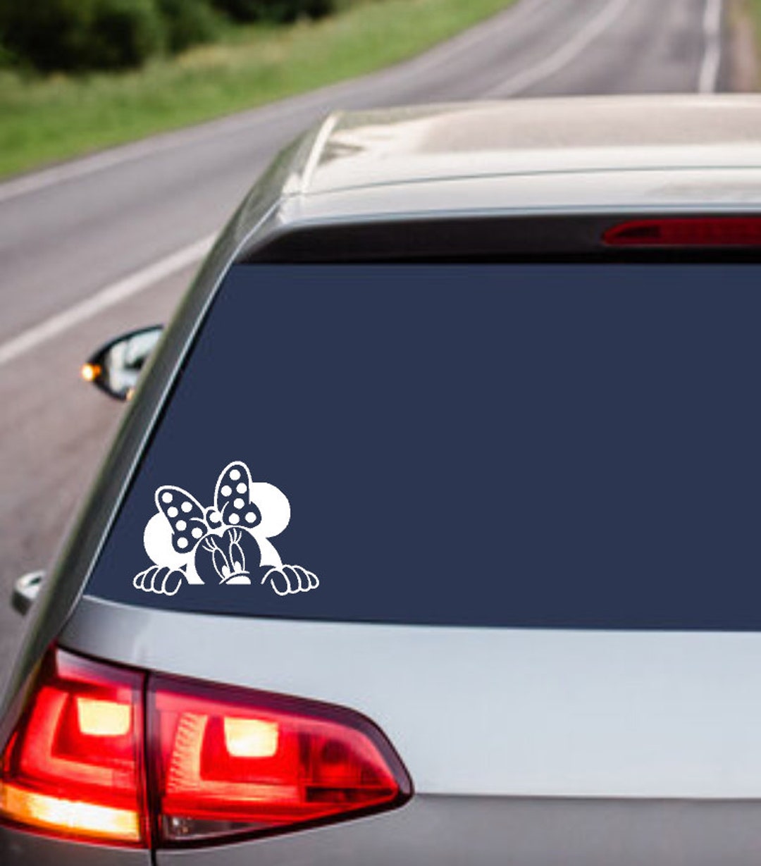 Minnie Mouse Window Decal - Etsy