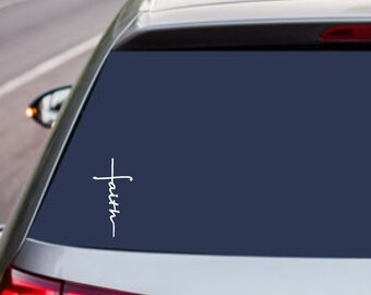 Faith Window Decal - Etsy