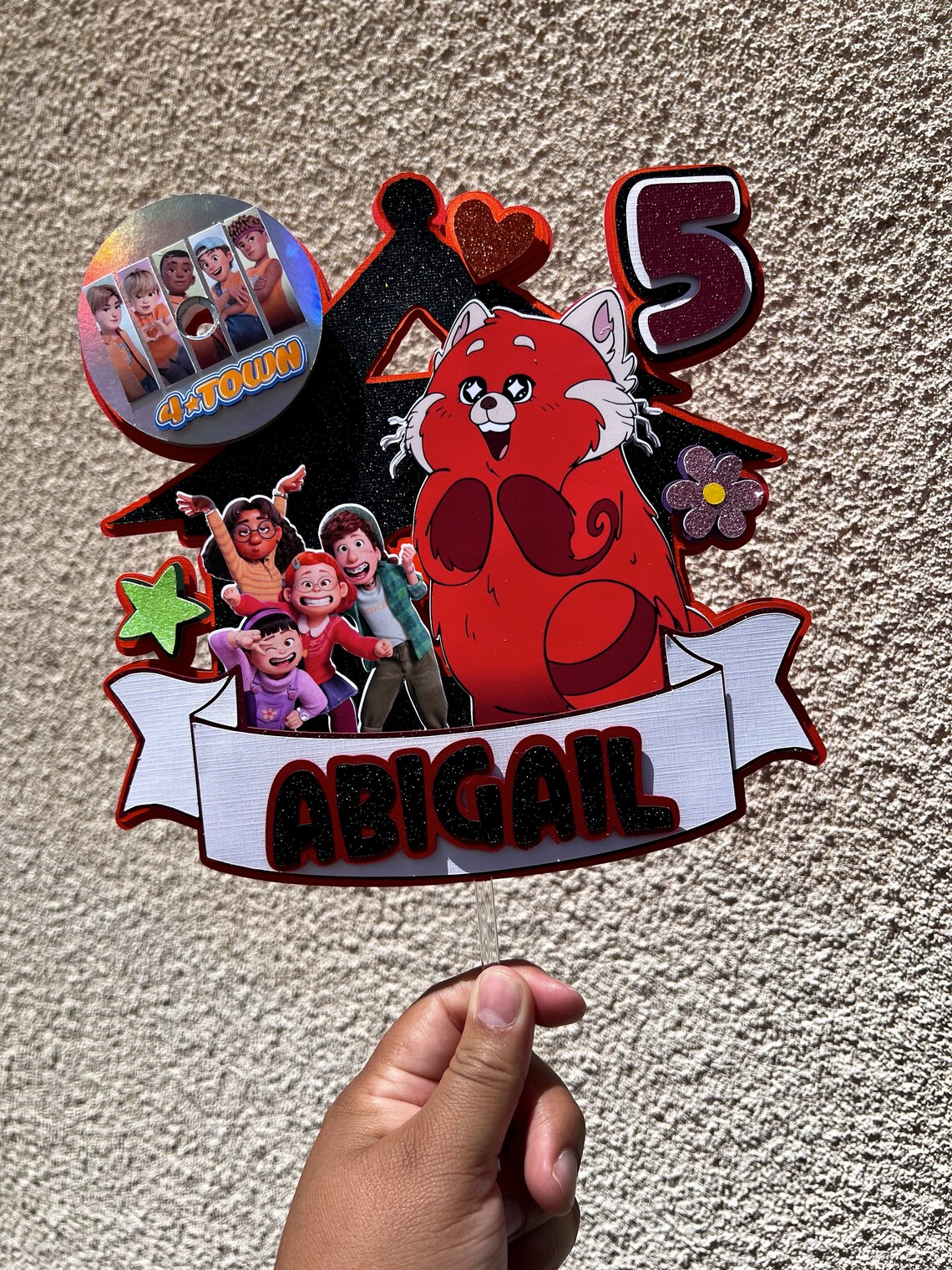 Turning Red Cake Topper - Etsy