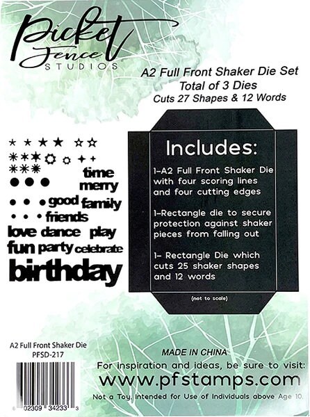 Picket Fence Full Front Shaker Die Shaker Die Shaker - Etsy