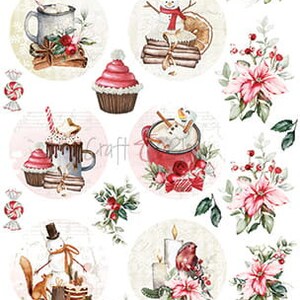 Craft O' Clock 'warm and Peaceful' Christmas Labels Set, Christmas ...
