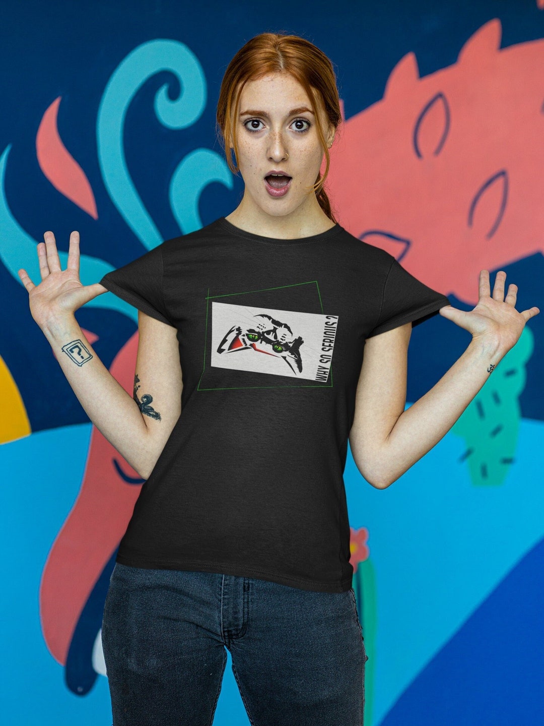 T-shirt WHY SO SERIOUS? Women's Classic Crewneck - Etsy