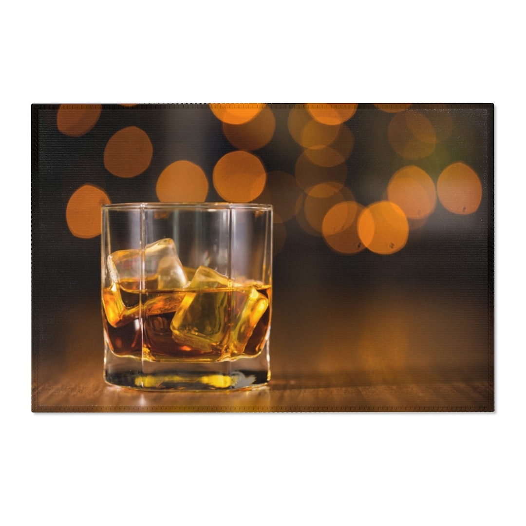 Whiskey Rug Bar Theme Cocktail Kit Decor Bar Themed Decor Bar Rugs ...