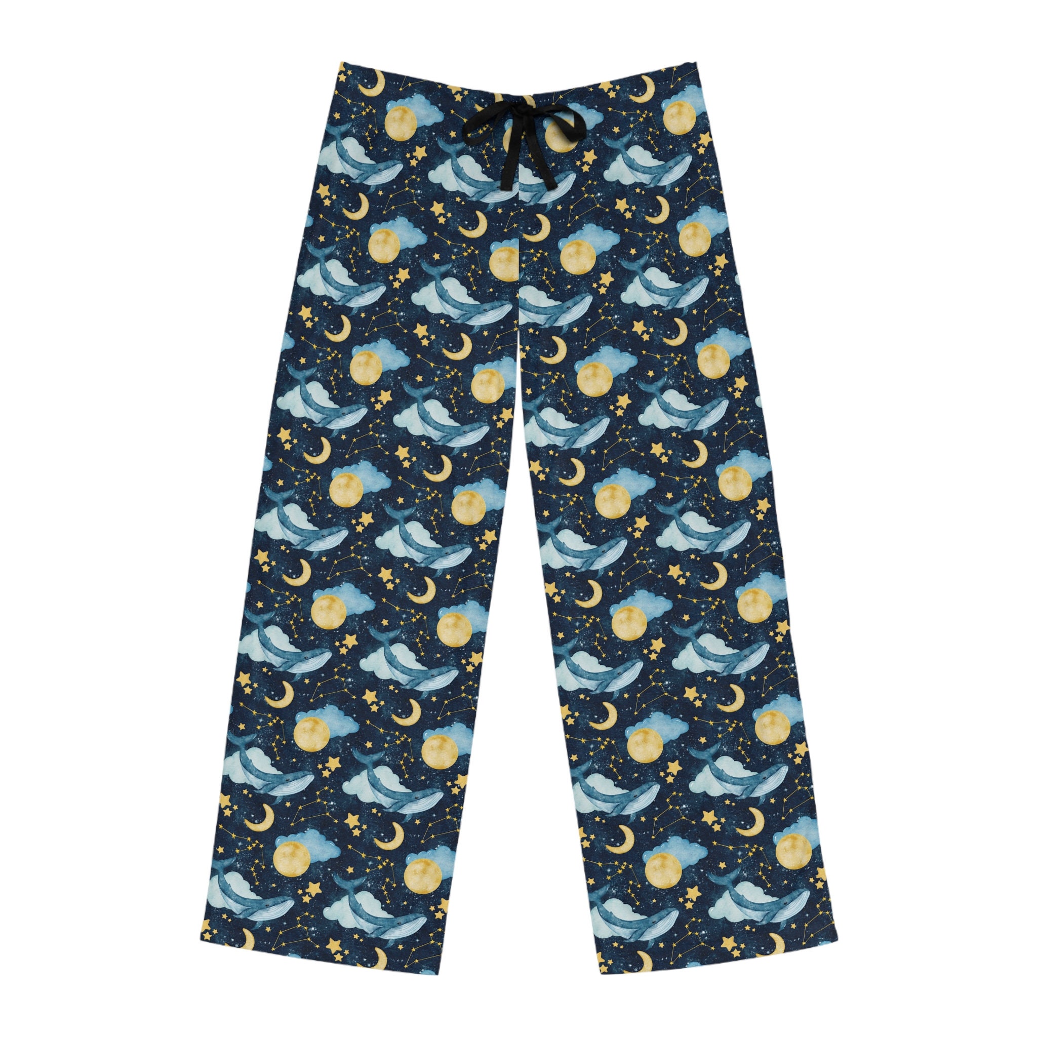 Men's Pajama Pants Celestial Pattern Whale Pajamas - Etsy