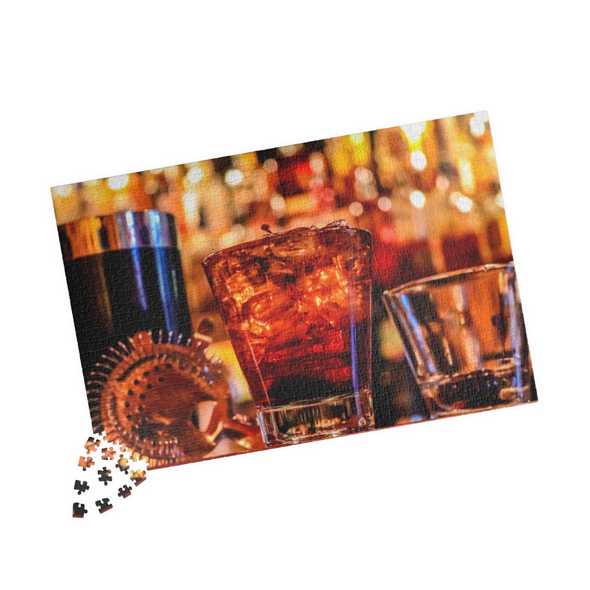 Bar Puzzle Alcohol Puzzle Alcohol Design Whiskey Puzzle - Etsy
