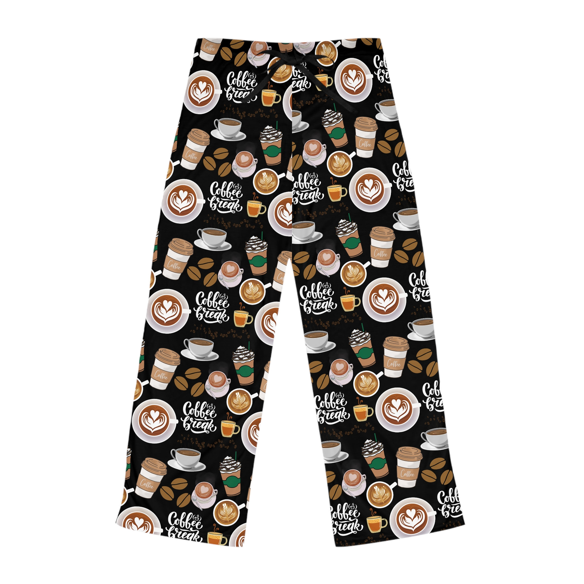 Women's Coffee Pajama Pants Women's Coffee Pajamas Coffee Pj Pants ...