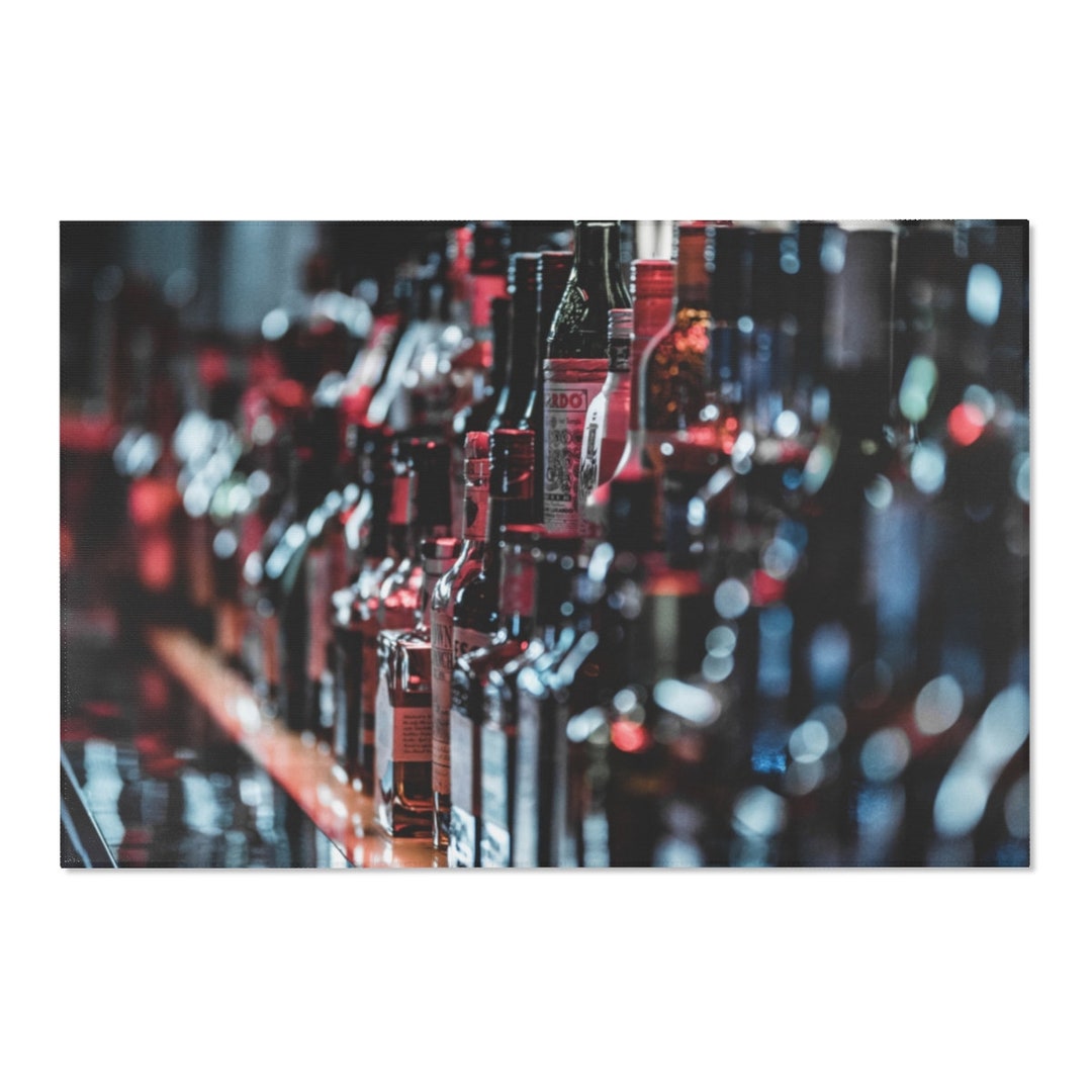 Bar Themed Decor Whiskey Rug Bar Theme Bar Rugs Bright Area Rug Bar ...