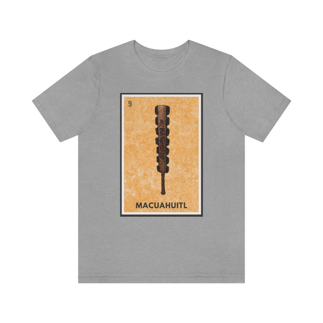 Mexican Lotería T-shirt Macuahuitl Mexican T-shirt Unisex Jersey Short Sleeve Tee - Etsy
