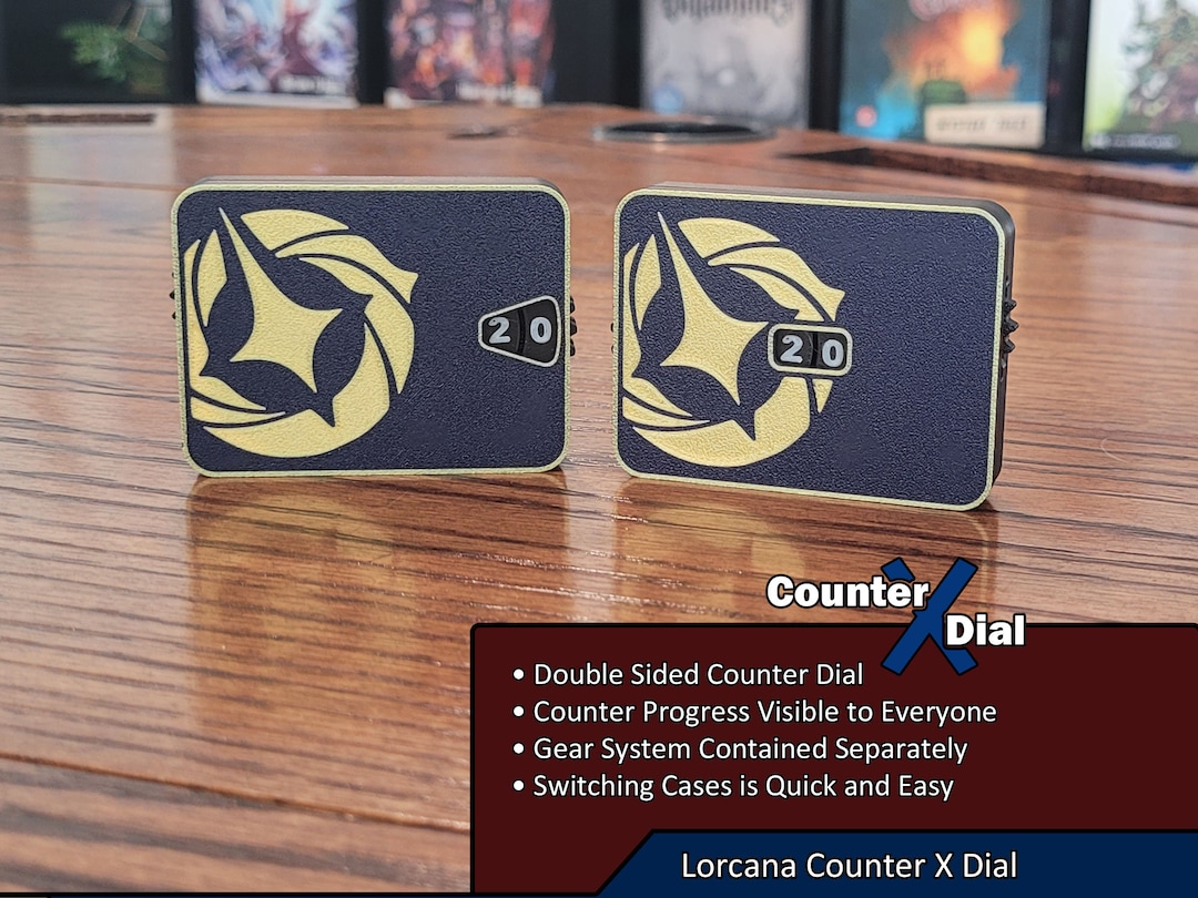 Counter X Dial | Lore Counter | Lorcana TCG - Etsy