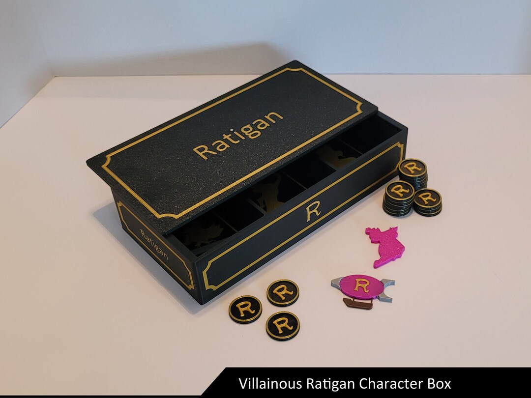 Ratigan Character Box | Villainous Board Game - Etsy