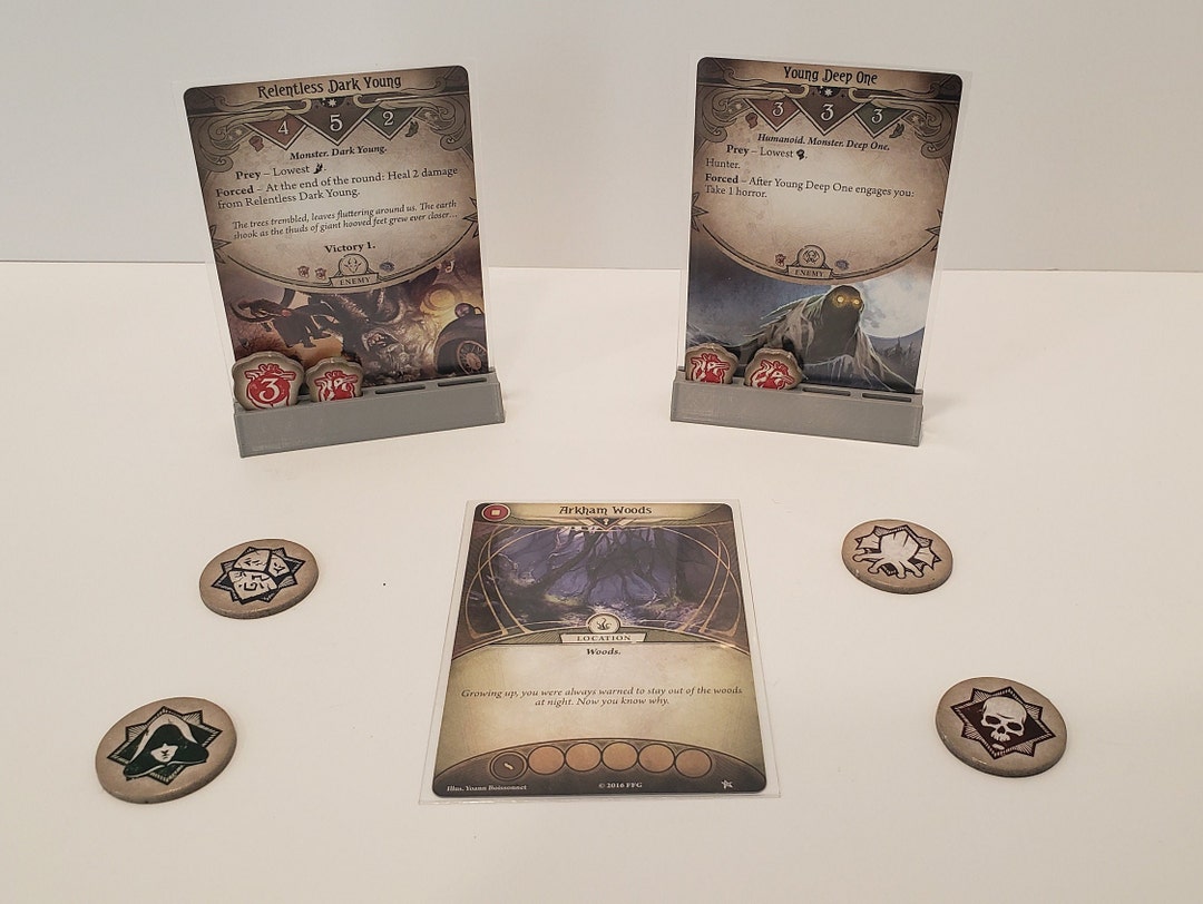 Arkham Horror LCG Monster Card Stand With Health Tracker | Arkham ...