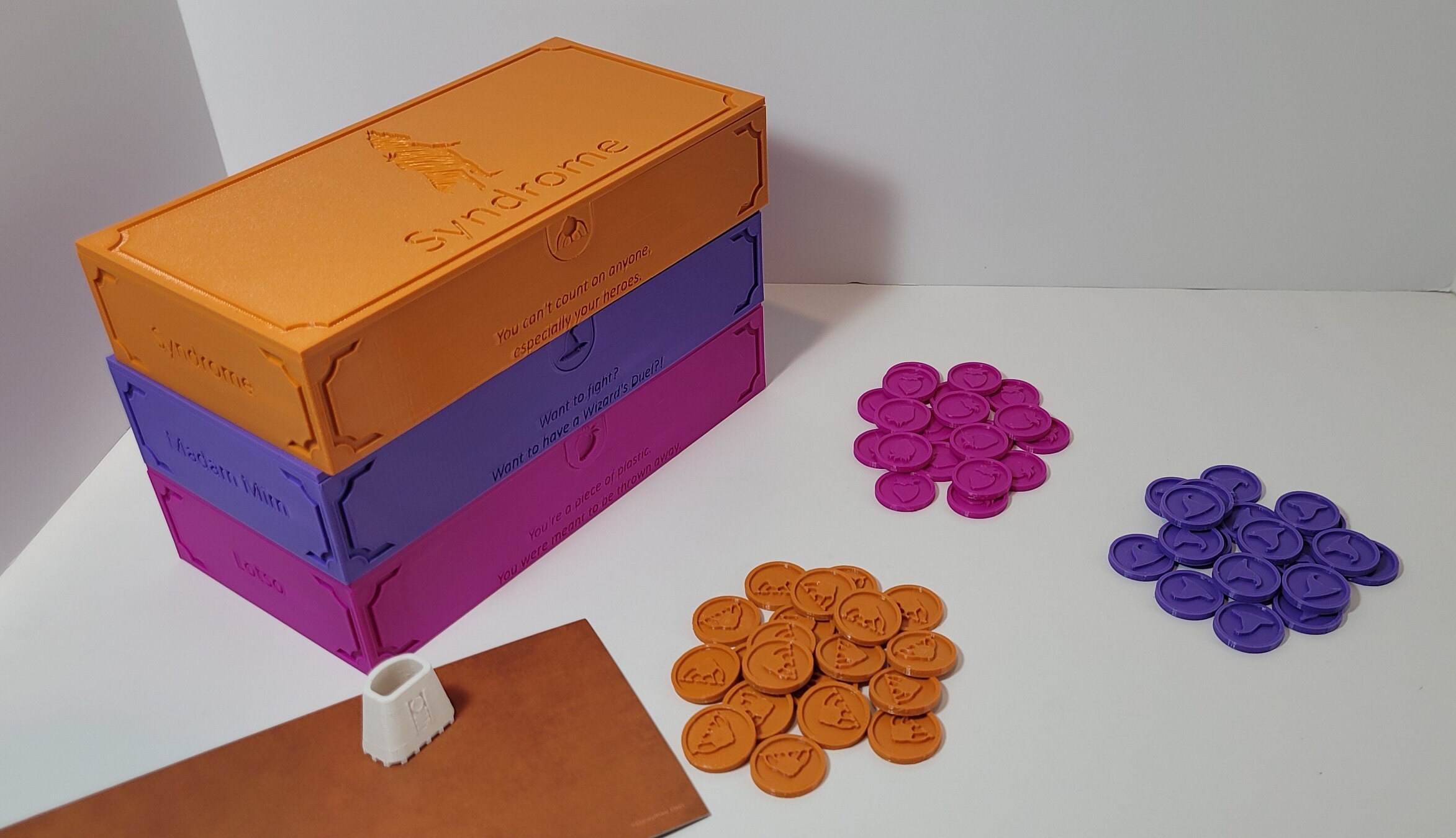 Villainous Character Boxes Bigger and Badder Set Villainous - Etsy