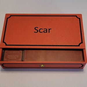 Scar Character Box | Villainous Board Game - Etsy