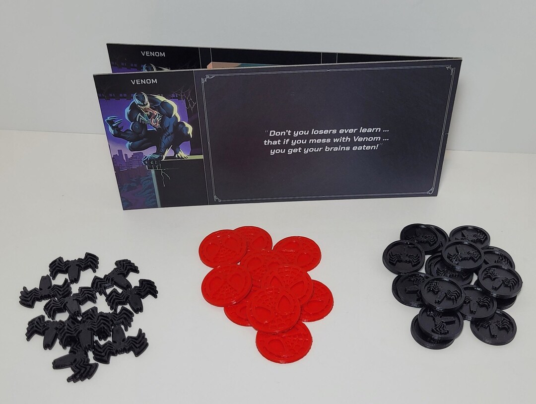 Venom Upgrade Tokens Marvel Villainous Board Game - Etsy