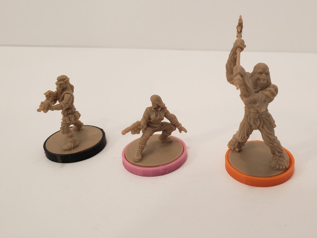 Imperial Assault Rebel Character Bases | Star Wars Imperial Assault - Etsy