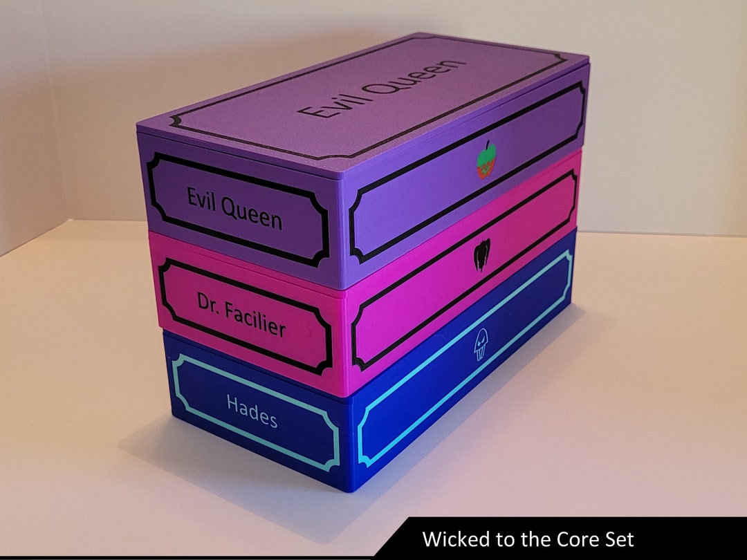 Villainous Character Boxes Wicked to the Core Set Villainous Board Game ...