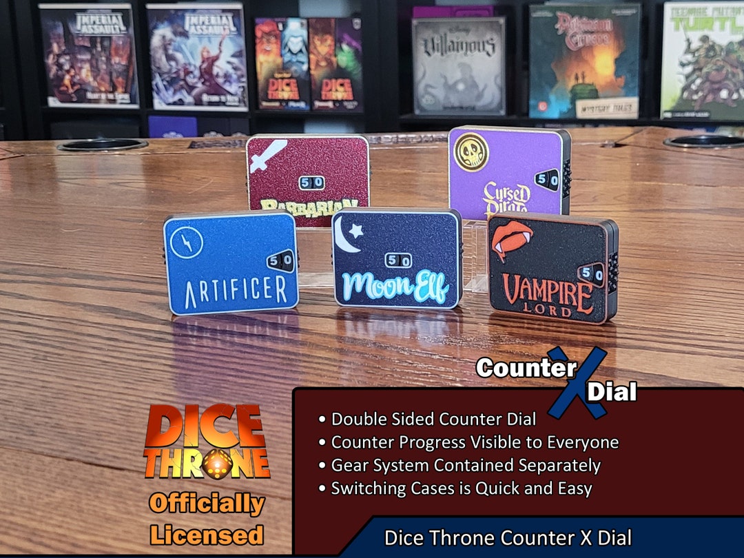 Counter X Dial | Officially Licensed | Health Counter Dial | Dice ...