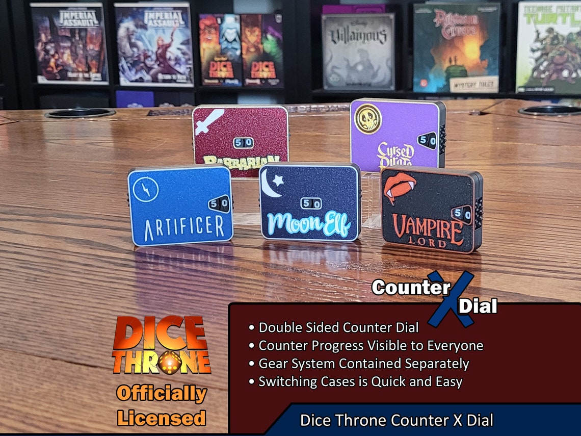 Counter X Dial | Officially Licensed | Health Counter Dial | Dice ...
