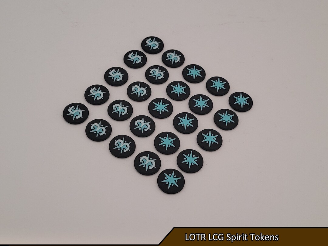 LOTR LCG Spirit Resource Tokens Lord of the Rings the Card Game LCG 25 ...