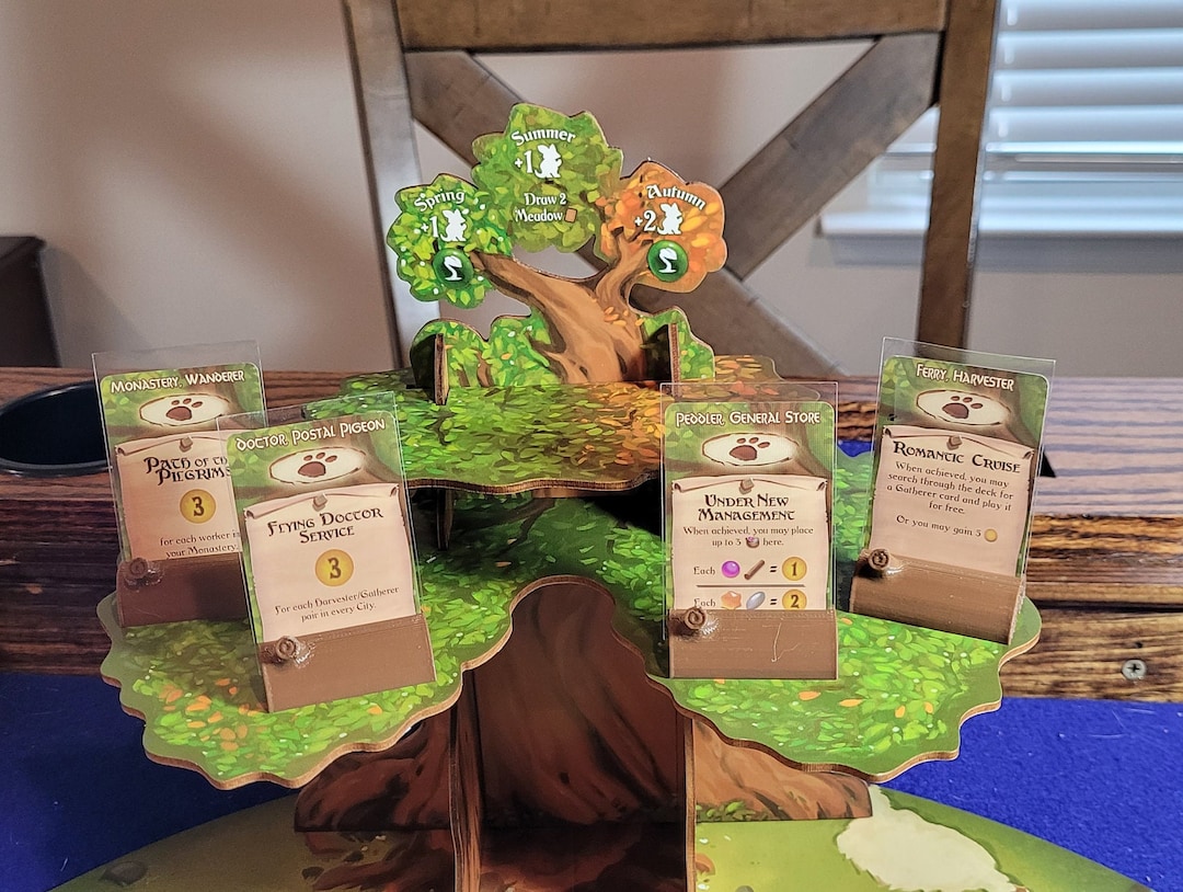 Special Event Card Log Shaped Holder | Unofficial Everdell Board Game ...
