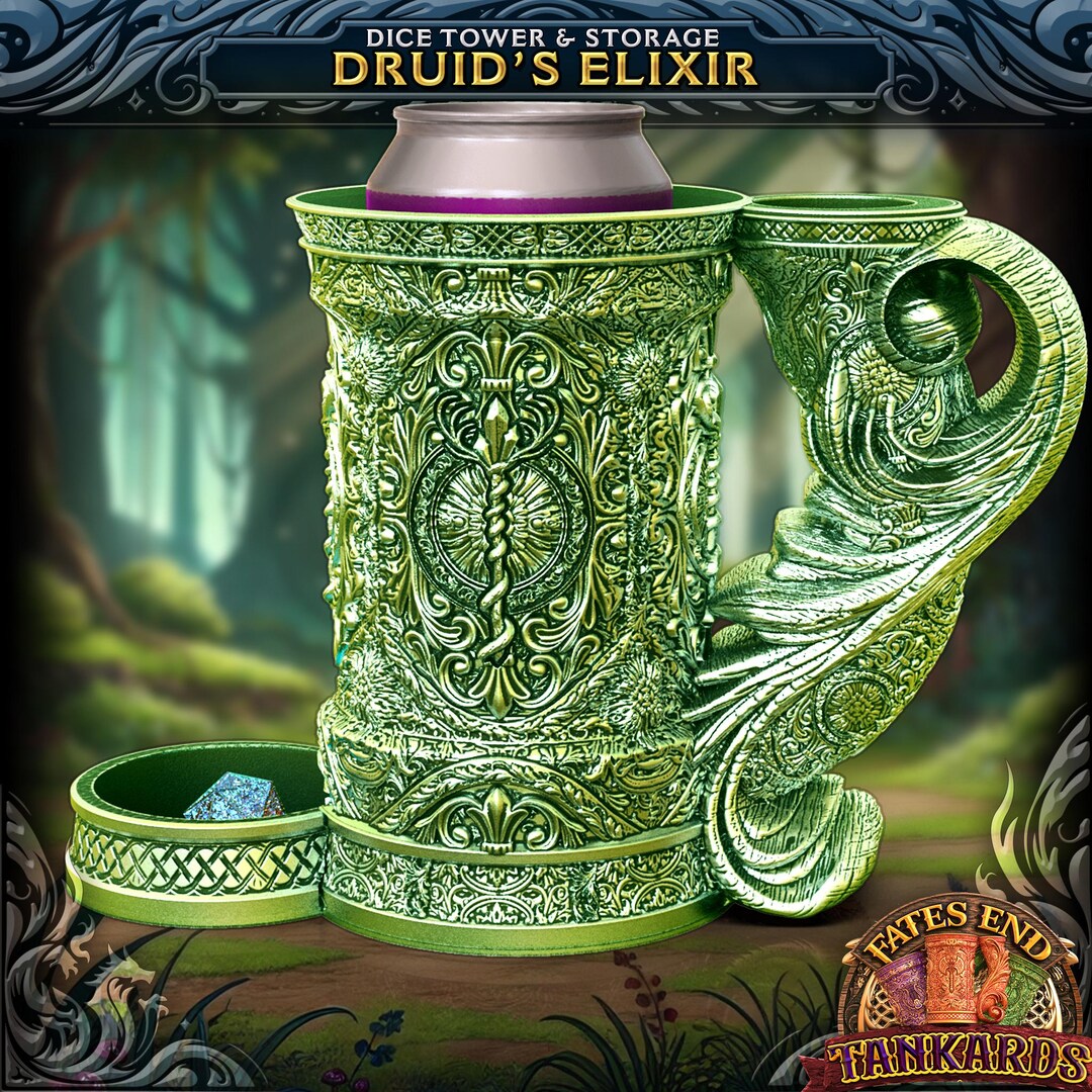 Druid Tankard Dice Tower | Dungeons and Dragons | Dnd | D&D | RPG Game ...