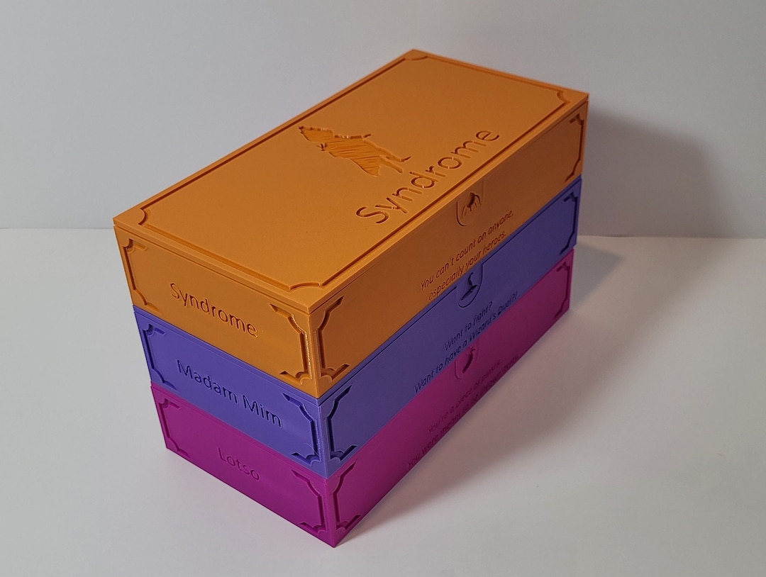 Villainous Character Boxes Bigger and Badder Set Villainous - Etsy