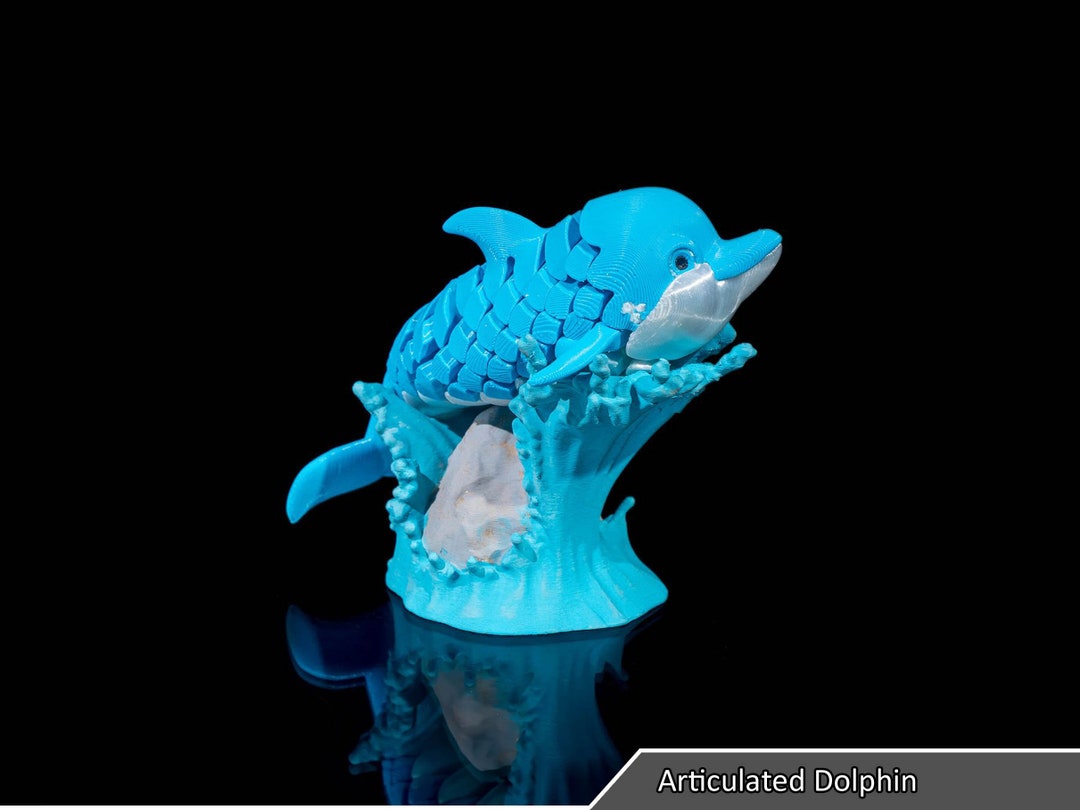 Articulated Dolphin Fidget Toy - Etsy