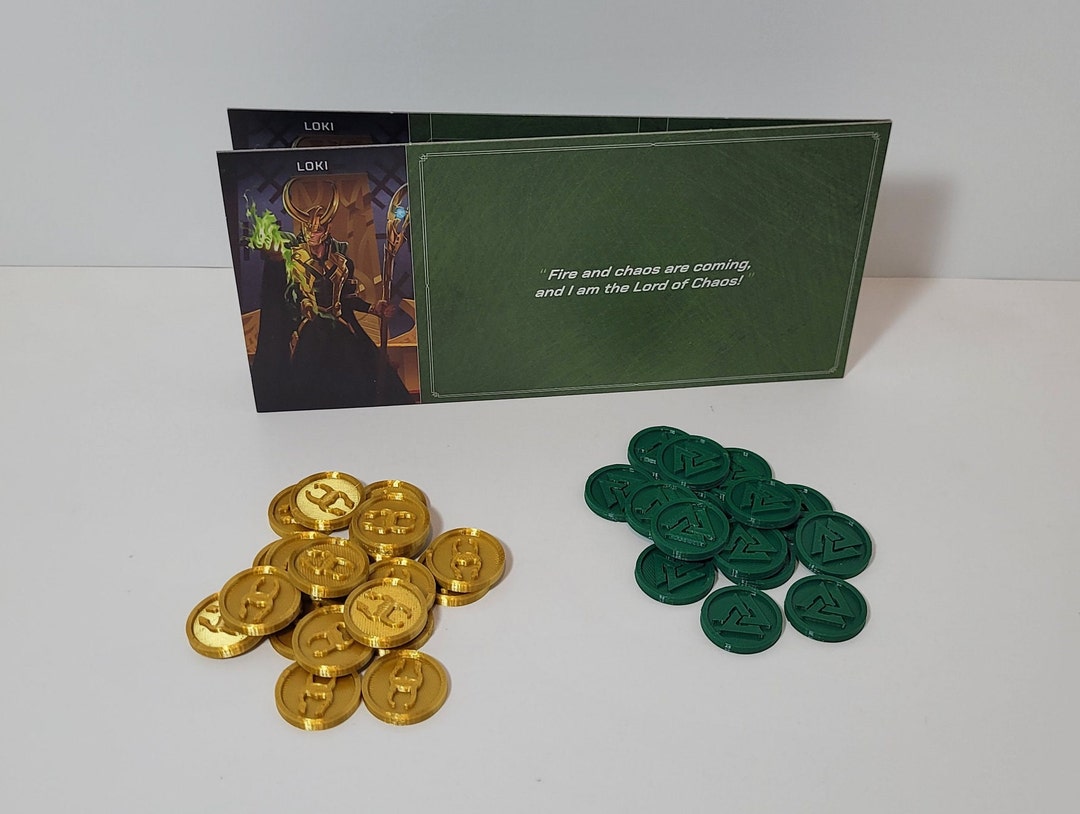 Loki Upgrade Tokens Marvel Villainous Board Game - Etsy