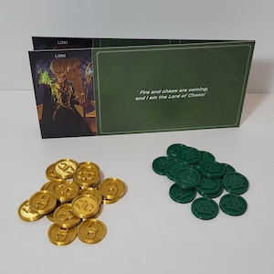 Loki Upgrade Tokens Marvel Villainous Board Game - Etsy