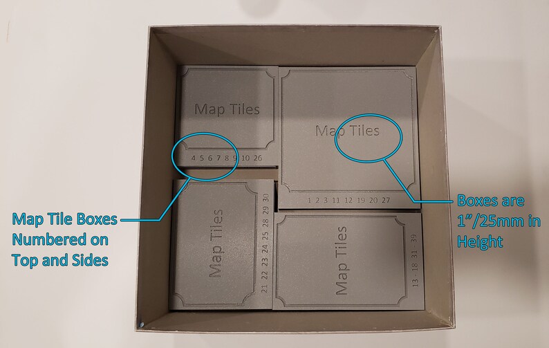 Imperial Assault Map Tile Storage With Lids Star Wars - Etsy