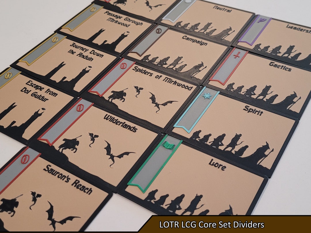 LOTR LCG Core Set Base Game Dividers | Lord of the Rings the Card Game ...