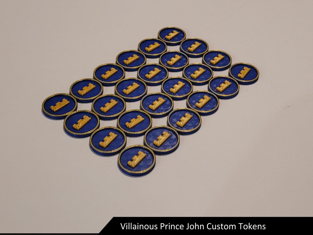 Prince John Upgrade Tokens | Villainous Board Game - Etsy