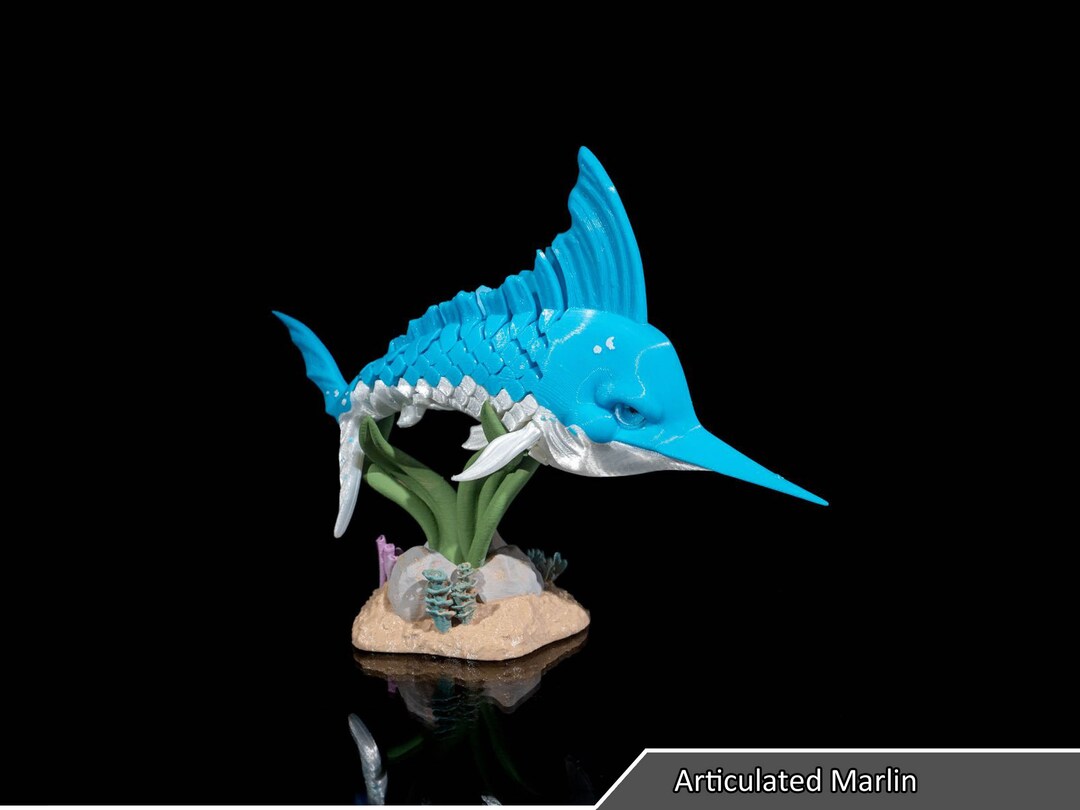 Articulated Marlin Fidget Toy - Etsy