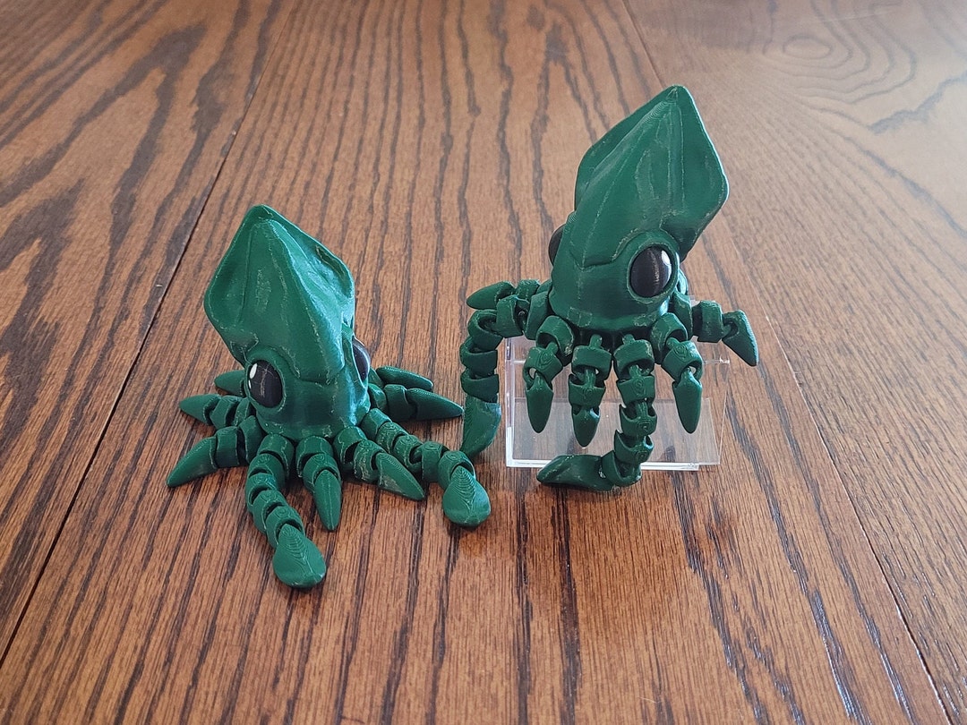 Articulated Squid | Cinderwing3d | Fidget Toy | Gift for Child | Gift ...