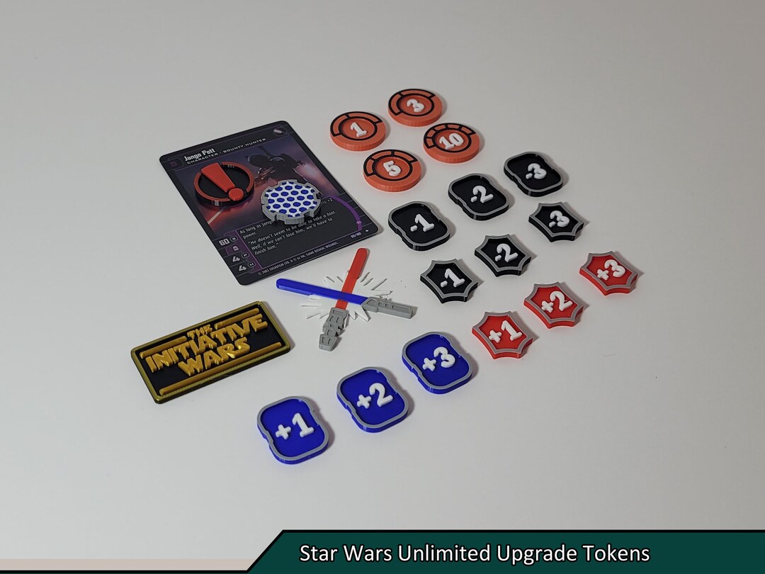 Star Wars Unlimited Upgrade Tokens Star Wars Unlimited TCG Complete Set ...