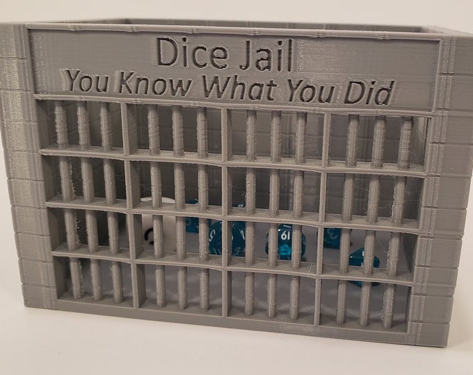 Dice Jail Humorous Dice Box Dungeons and Dragons Dnd - Etsy