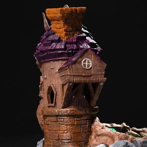 Wizard's Dice Tower | Dungeons and Dragons | Dnd | D&D | RPG Game - Etsy