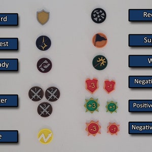 Lorcana Reminder Tokens | Lorcana TCG | Complete Set Includes 83 Tokens ...