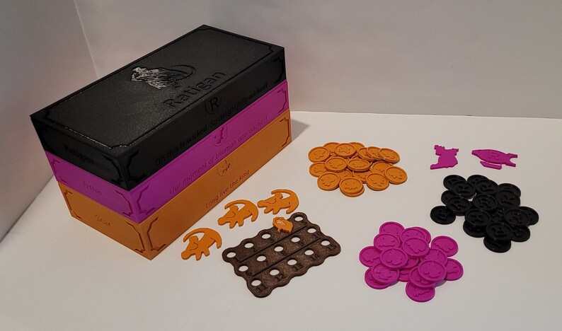 Villainous Character Boxes Complete Set Villainous Board - Etsy