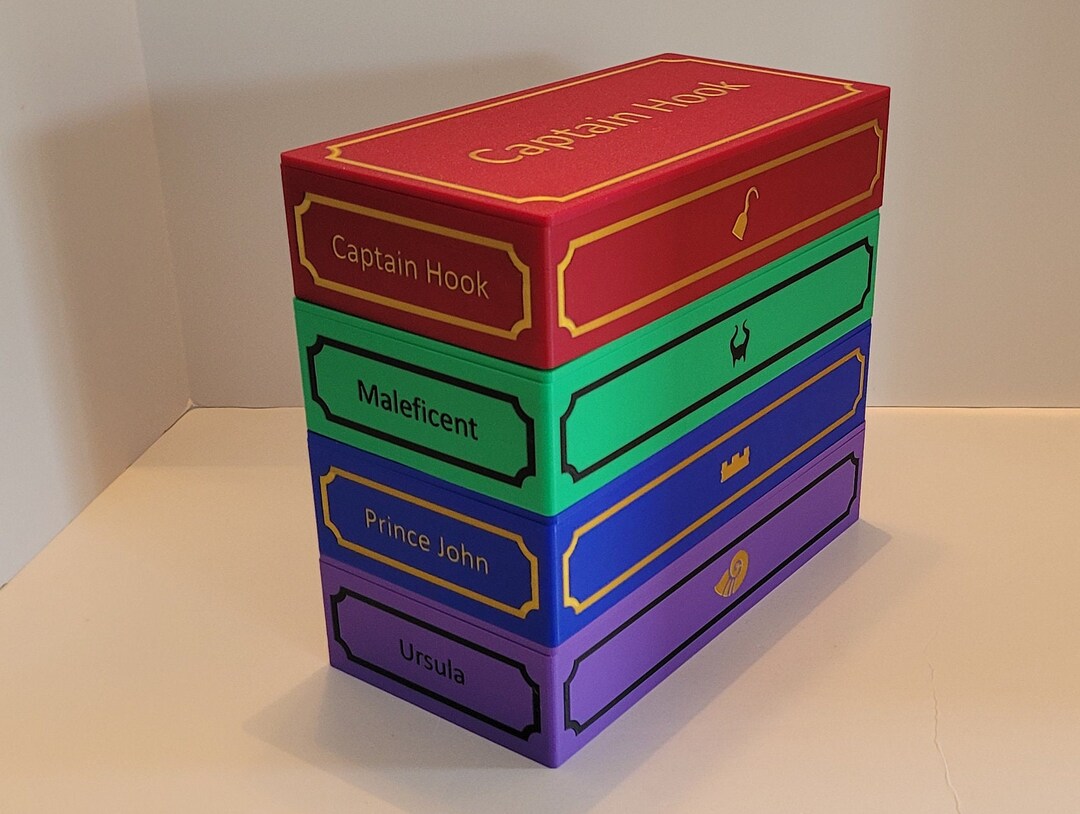 Villainous Character Boxes Intro to Evil Set Villainous - Etsy