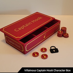 Captain Hook Character Box | Villainous Board Game - Etsy