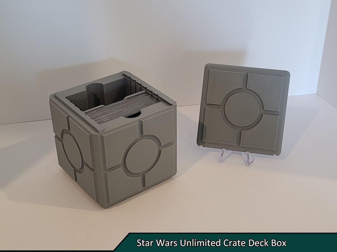 Large Crate Deck Box | Star Wars Unlimited TCG | EDH MTG Commander ...