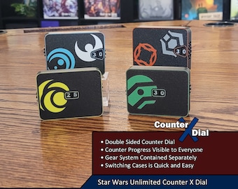 Star Wars Unlimited Base HP Damage Counter Dial Customizable Faceplates ...