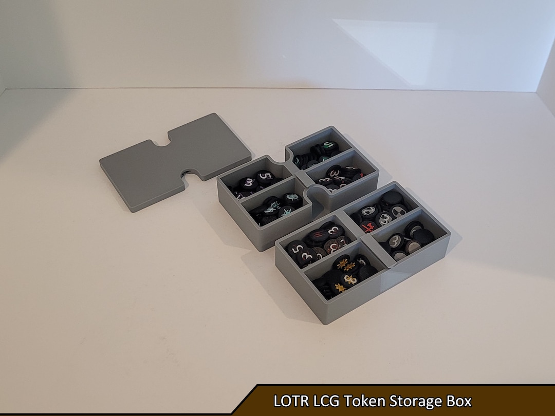 LOTR LCG Token Storage Box | Lord of the Rings the Card Game LCG - Etsy