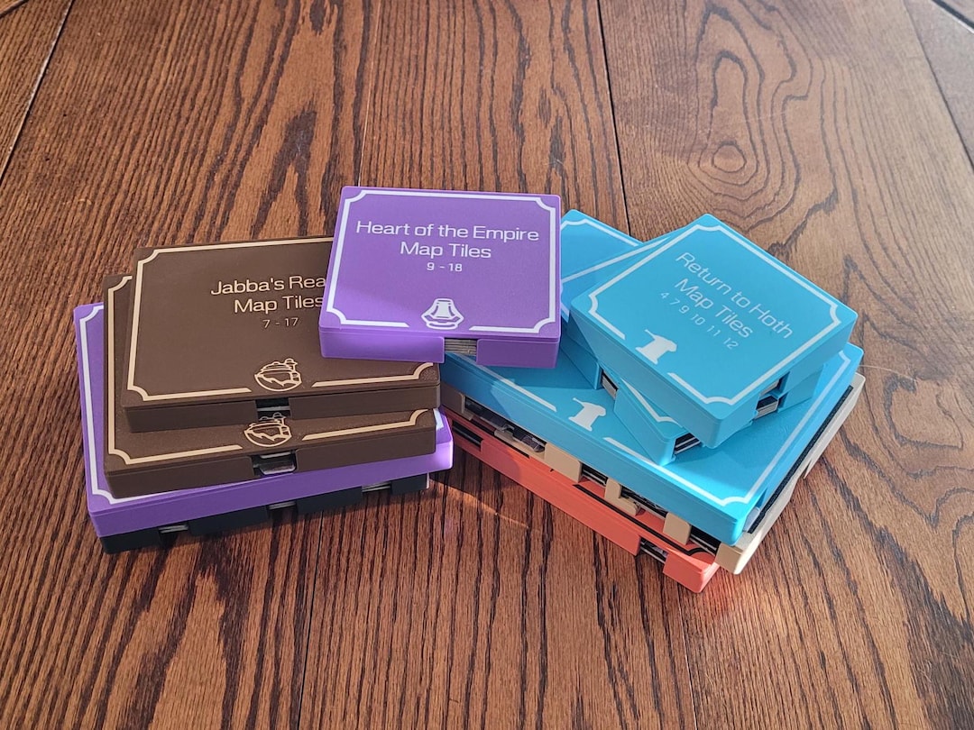 Imperial Assault Map Tile Storage Complete Set | Star Wars Imperial ...