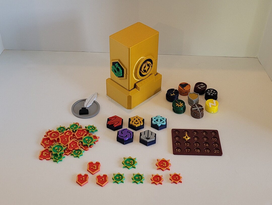 Lorcana Complete Set Standard Deck Box Lore Tracker 73 - Etsy