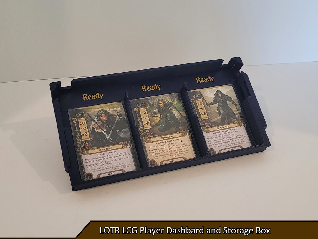 LOTR LCG Player Dashboard and Storage Box | Lord of the Rings the Card ...