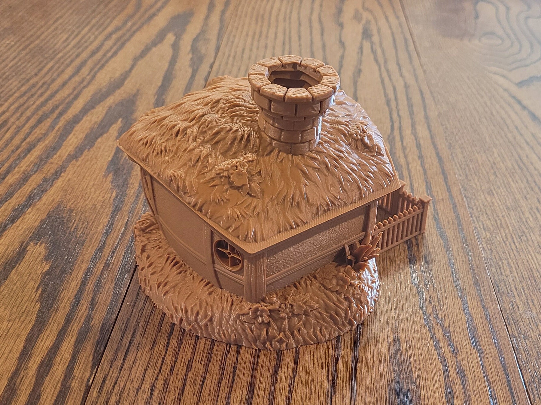 Halfling Hut House Dice Tower | Hobbit Hole Dice Tower | Dungeons and ...
